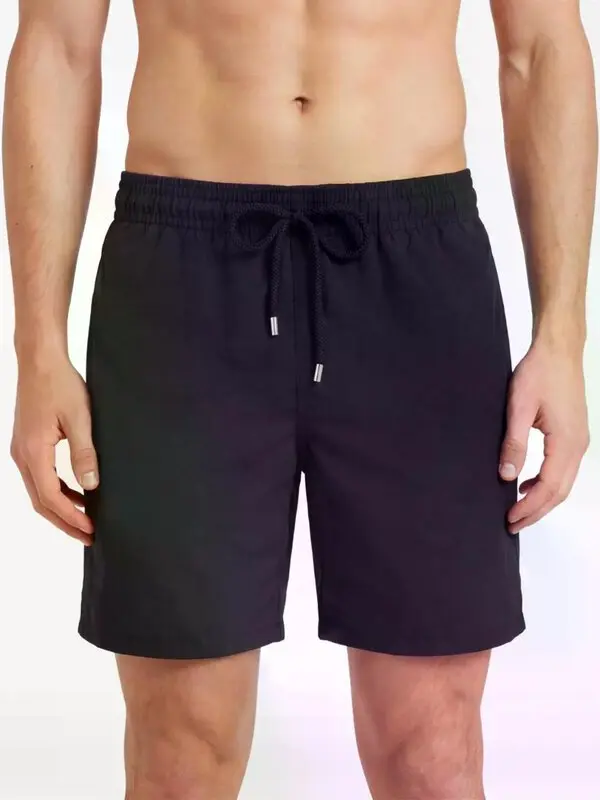 Vilebrequin Logo-patch Swim Shorts - Black