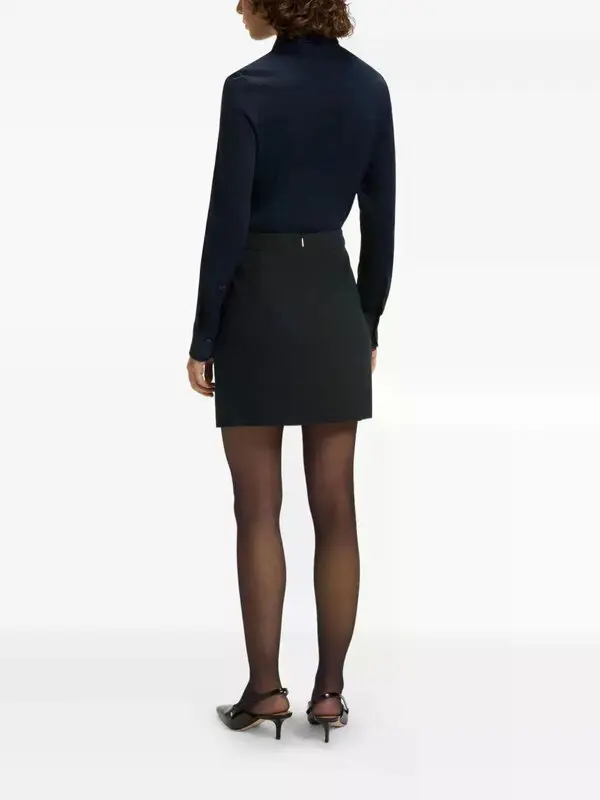 BOSS Wrap-effect Mini Skirt