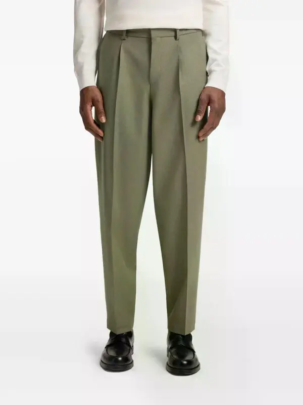 BOSS Pleated Tapered Trousers