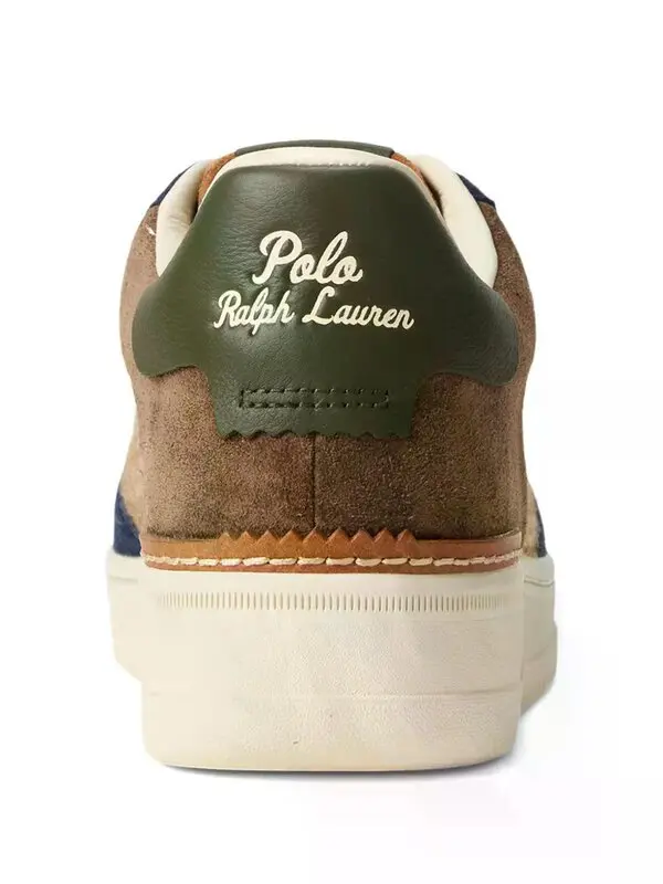 Polo Ralph Lauren Masters Suede-panelled Tweed Sneakers