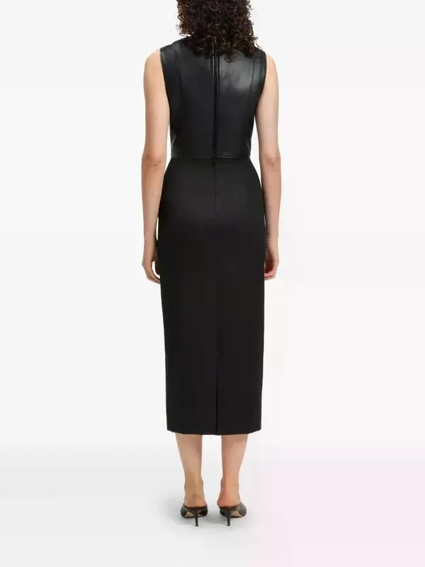 BOSS Paneled Midi Dress