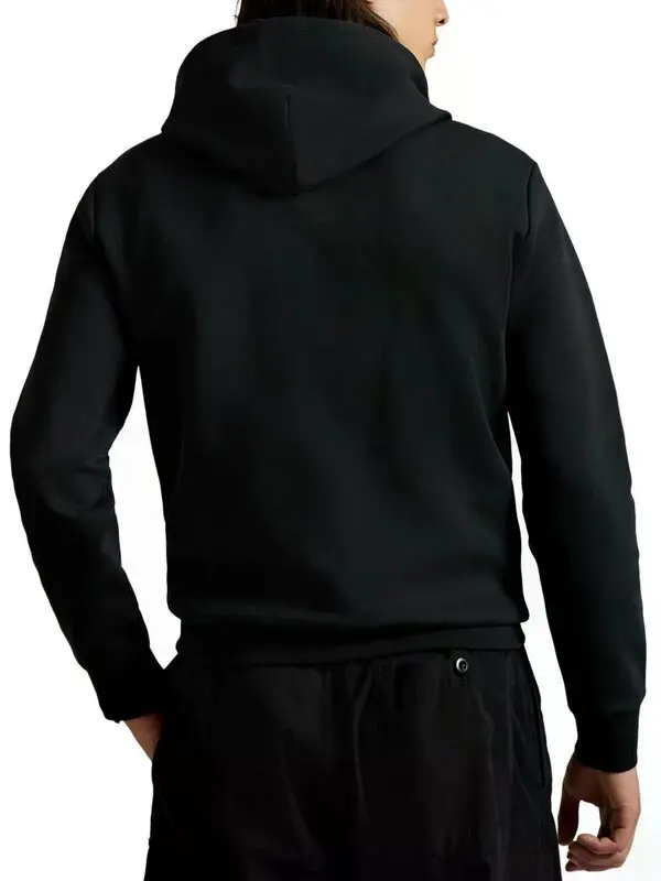 Polo Ralph Lauren Logo-embroidered Hoodie - Black