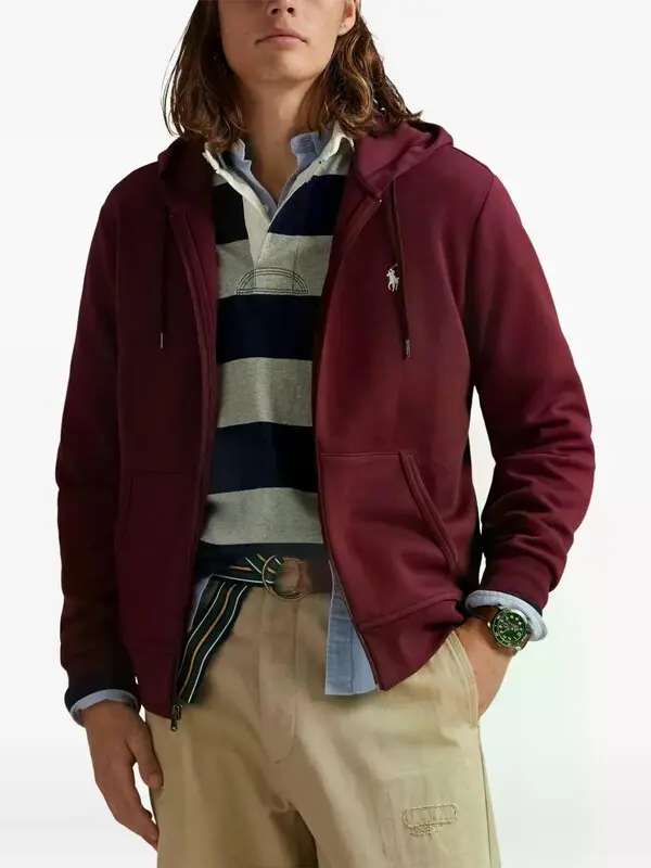 Polo Ralph Lauren Zip-front Hoodie - Red