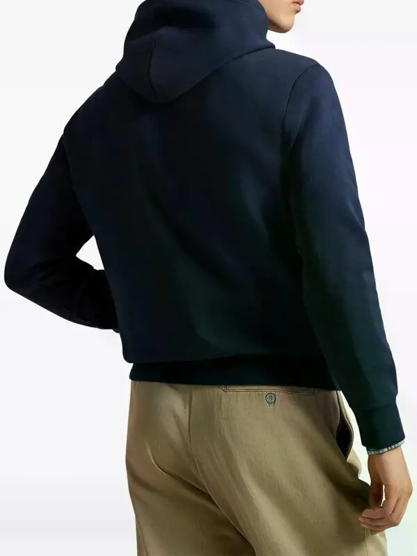 Polo Ralph Lauren Double-knit Logo Hoodie - Blue
