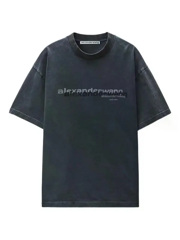 Alexander Wang Logo-print T-shirt - Black | Editorialist