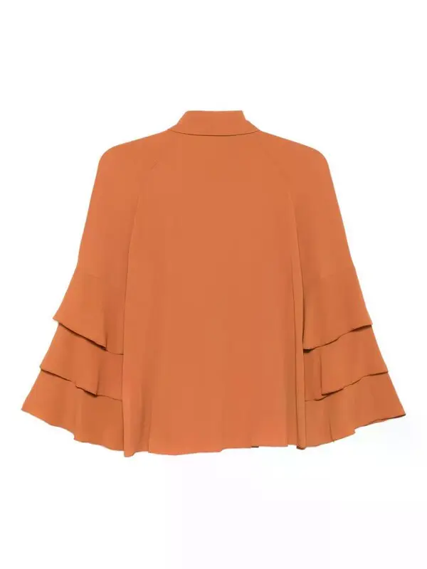LUISA CERANO Tiered-sleeve Blouse