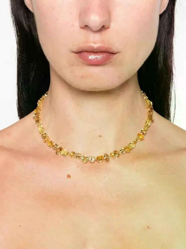 SWAROVSKI Gema Tennis Necklace - Gold