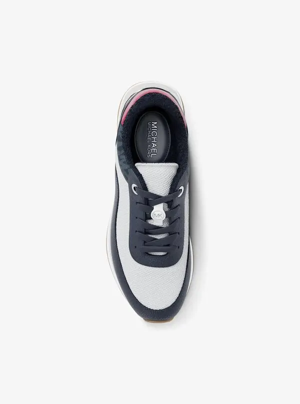 Michael Kors Hattie Mixed-media Trainer