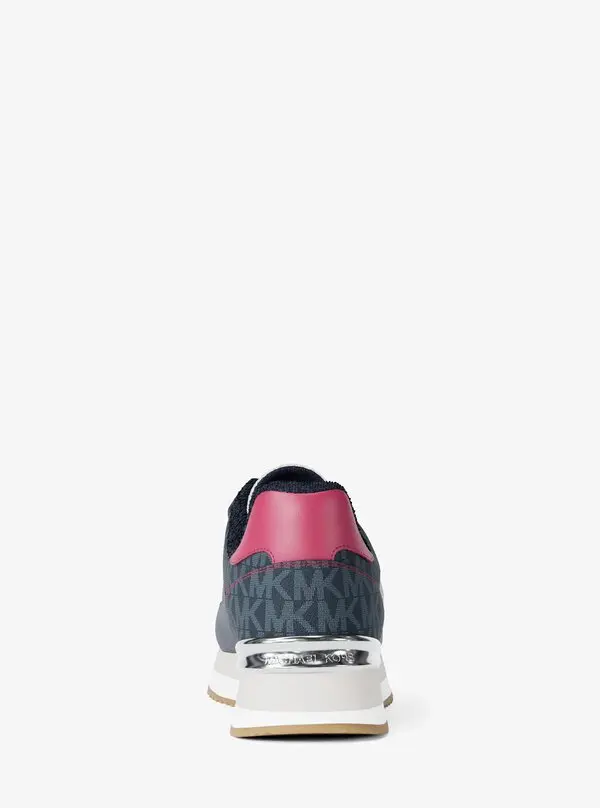 Michael Kors Hattie Mixed-media Trainer