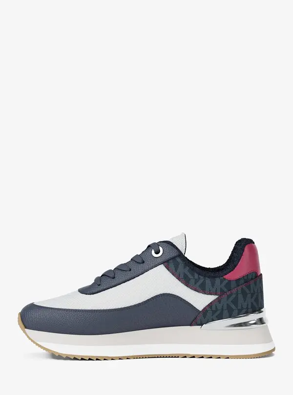 Michael Kors Hattie Mixed-media Trainer