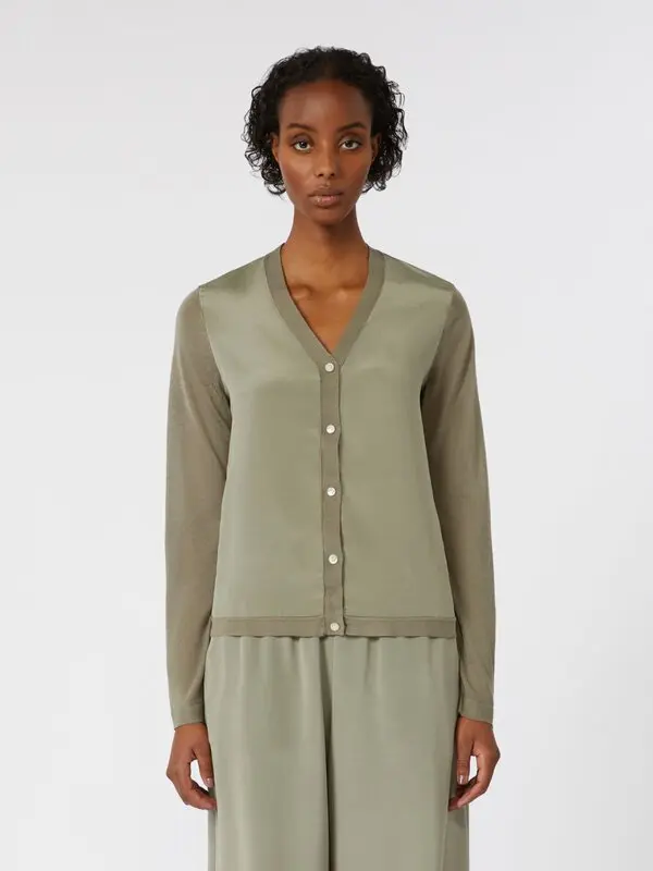 Max Mara Silk Yarn Cardigan