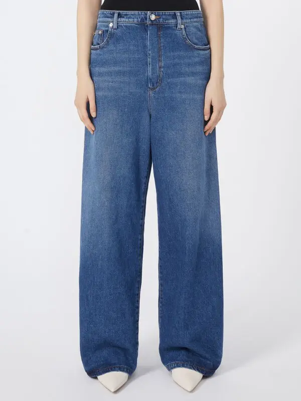 Max Mara Wide Leg Denim Jeans