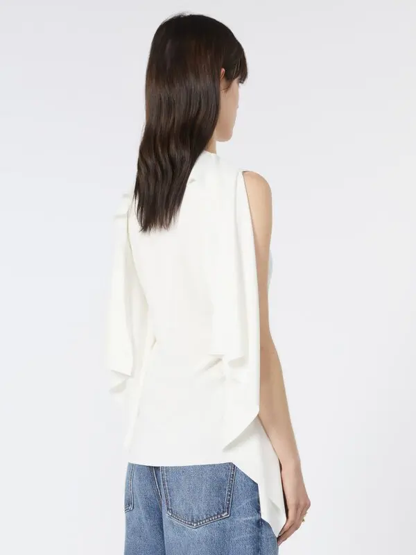 Max Mara Fitted T-shirt With Contrast Back