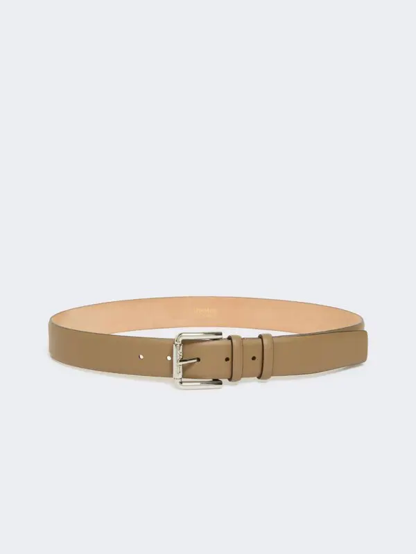 Max Mara Natural Leather Belt - Colonial