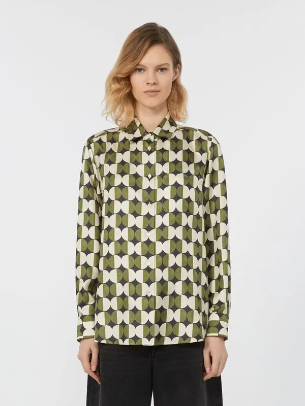 Max Mara Printed Twill Shirt