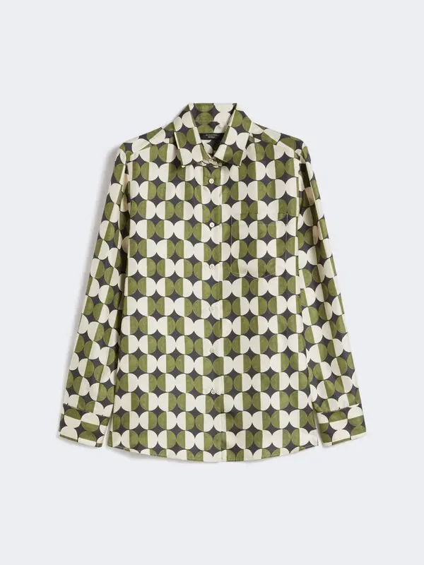 Max Mara Printed Twill Shirt