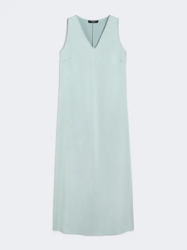 Max Mara Flowing Satin Maxi Dress