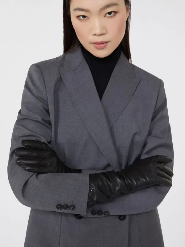 Max Mara Nappa Leather Gloves