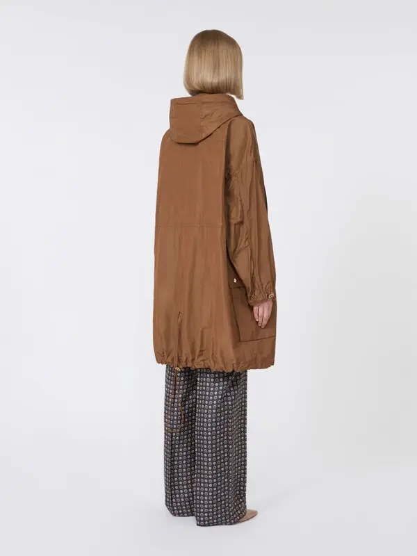 Max Mara Technical Faille Parka