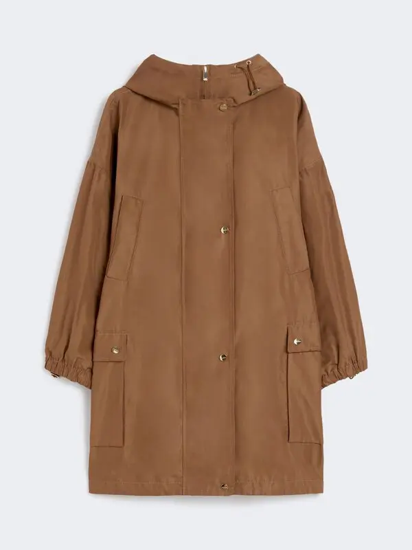 Max Mara Technical Faille Parka