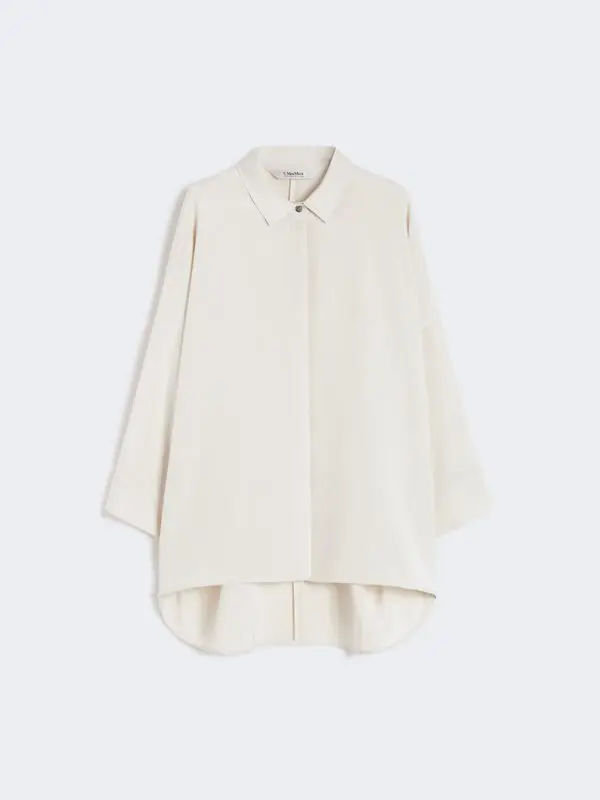 Max Mara Oversized Crepe De Chine Shirt