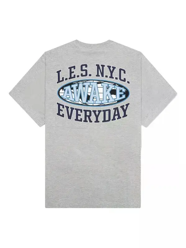 AWAKE NY Logo-print T-shirt - Grey