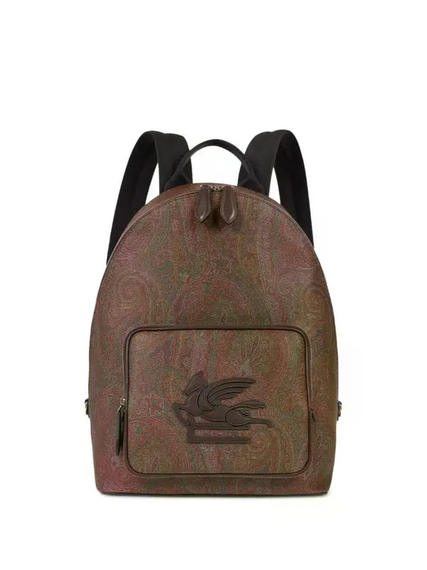 Etro Paisley-jacquard Backpack - Brown