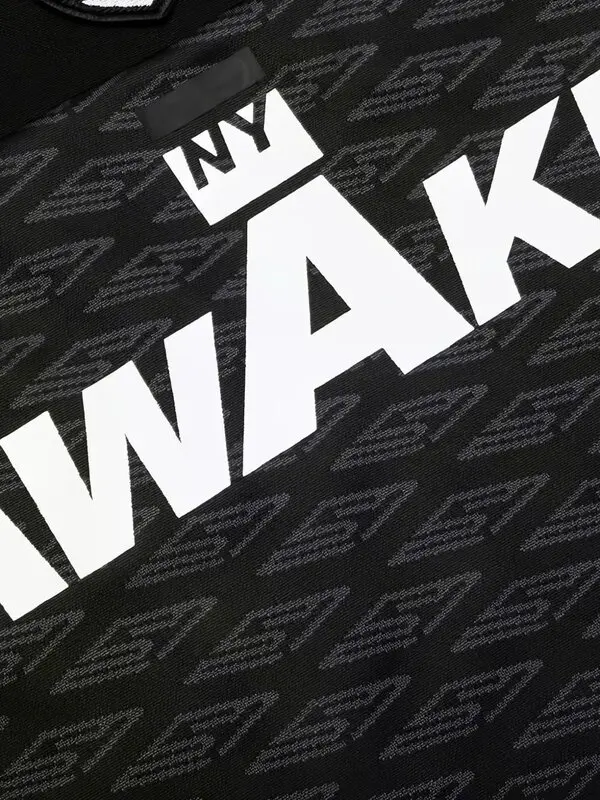 AWAKE NY Crest-patterned Jersey T-shirt