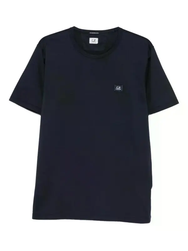 C.P. COMPANY Logo Cotton T-shirt - Blue