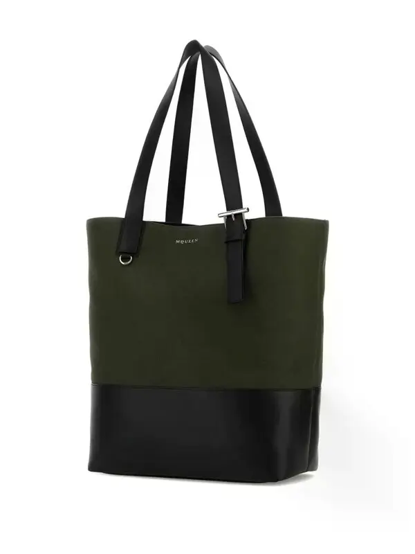 Alexander McQueen T-bar Buckle Shoulder Bag - Green