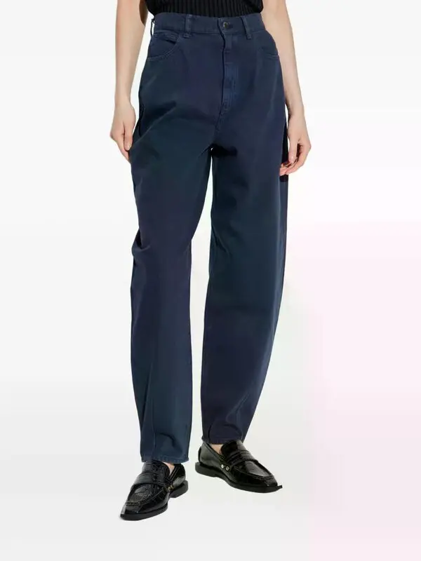 Emporio Armani Logo-plaque Jeans - Blue