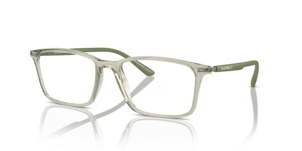 Emporio Armani Ea3237 Eyeglasses - Vert Transparent Brillant