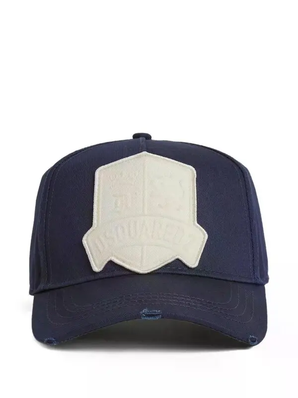 Dsquared2 Crest-appliqué Baseball Cap - Blue