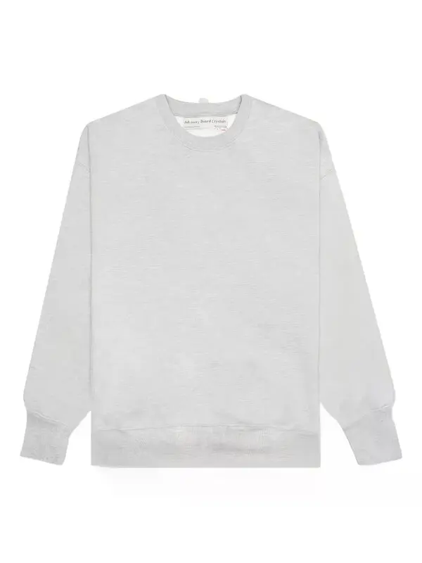 ADVISORY BOARD CRYSTALS Embroidered Crew Neck Sweatshirt