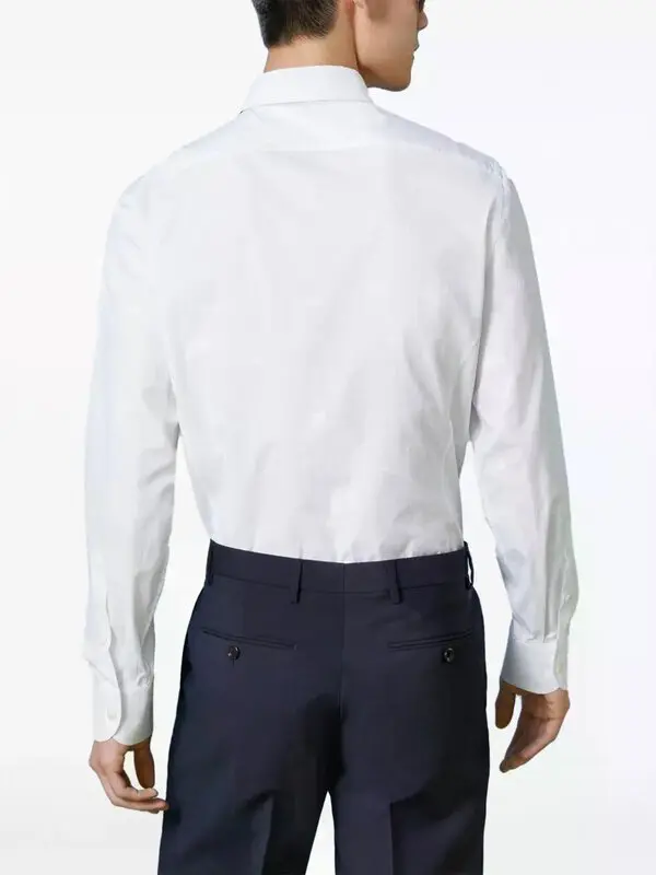 Gucci Interlocking G Logo-print Cotton Shirt