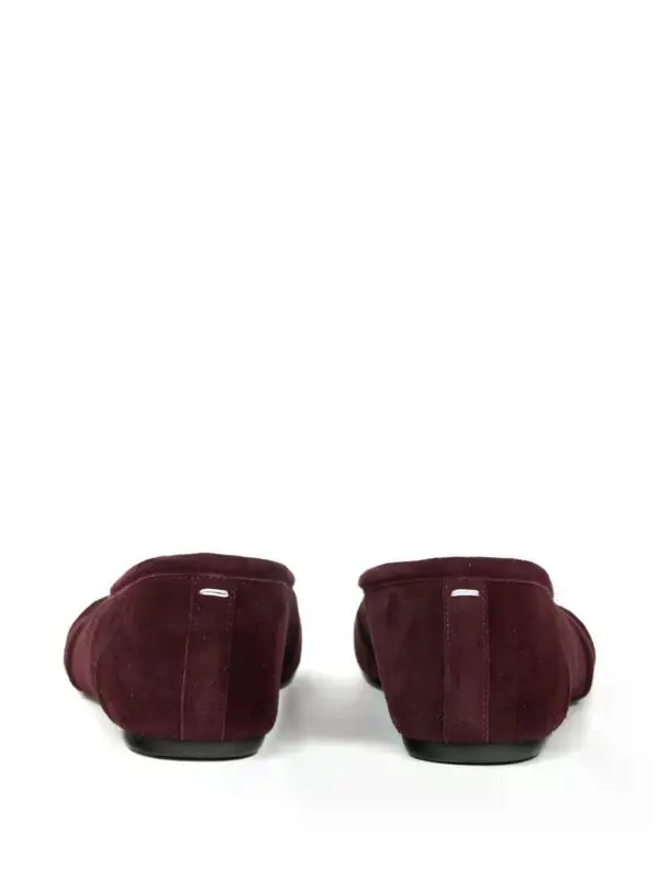 MAISON MARGIELA Suede Tabi Ballet Flats With Knot Detail