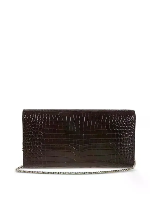 JIMMY CHOO Clasp Bag With Crocodile Effect