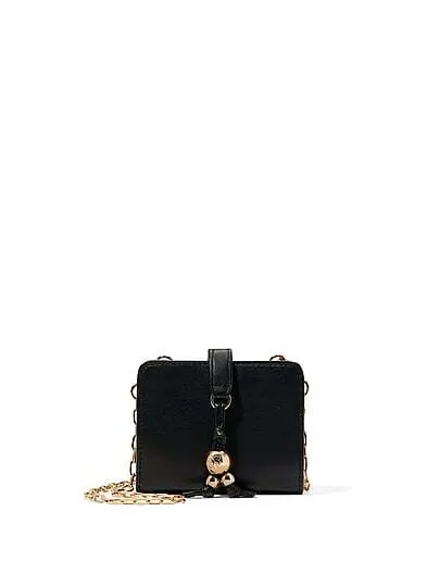Victoria's Secret Convertible Chain Wallet - Black
