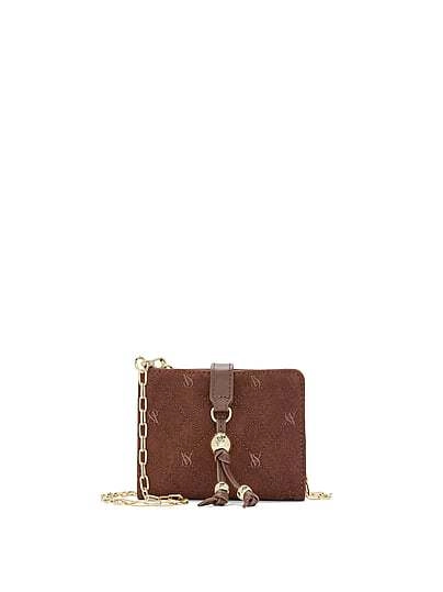 Victoria's Secret Convertible Chain Wallet - Brown