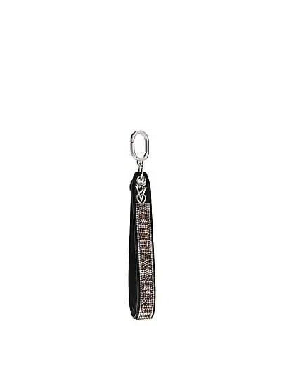 Victoria's Secret Wristlet Strap Keychain - Black