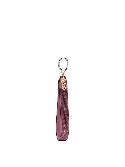 Victoria's Secret Wristlet Strap Keychain - Purple