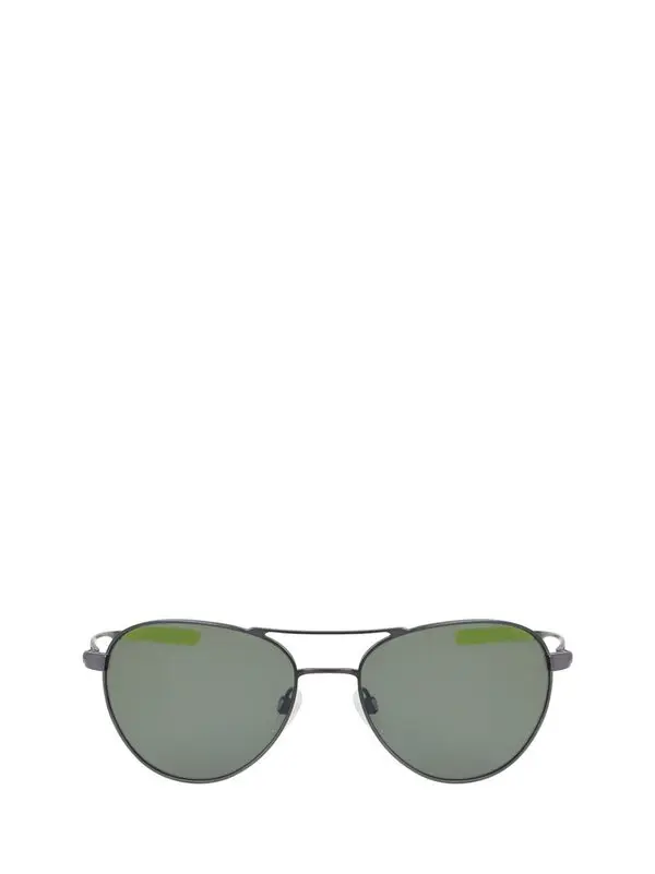 Nike Aviator Sunglasses - Satin Gunmetal / Green