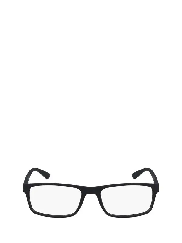 Calvin Klein Rectangular Eyeglasses - Matte Black
