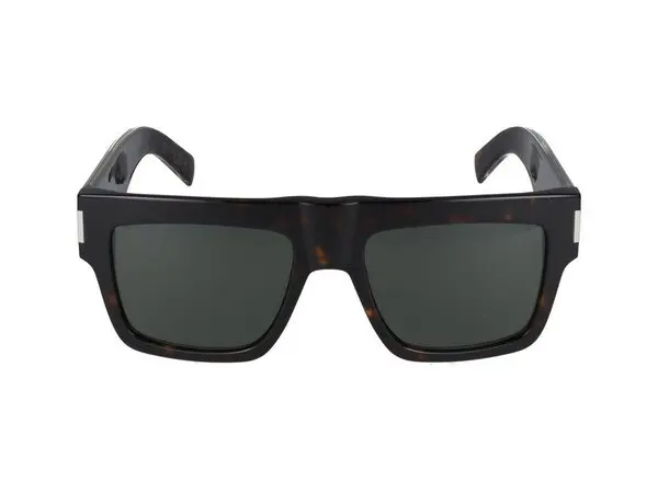 Saint Laurent Full Rim Sunglasses - Havana Crystal Grey