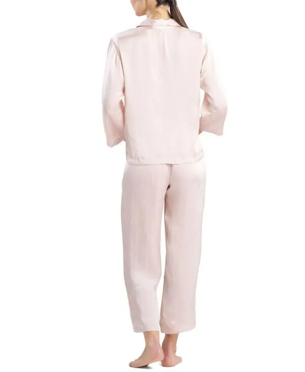 Natori Ashley Icon Notch Top And Pant Pj Set