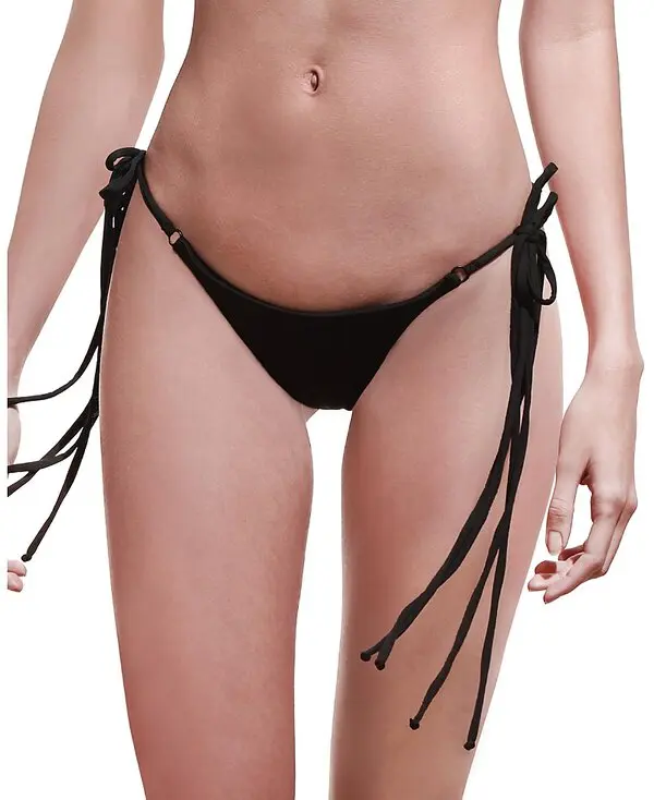 SKYLER SWIMWEAR V Bikini Bottom - Black