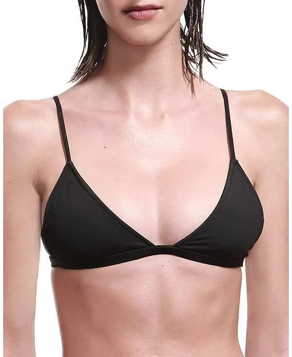 SKYLER SWIMWEAR Vi Bikini Top - Black