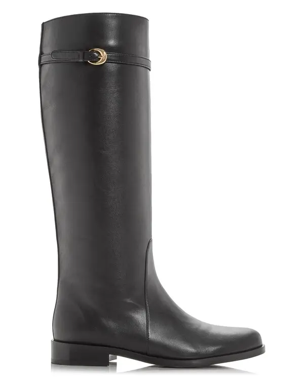 Staud Harlow Riding Boots - Black