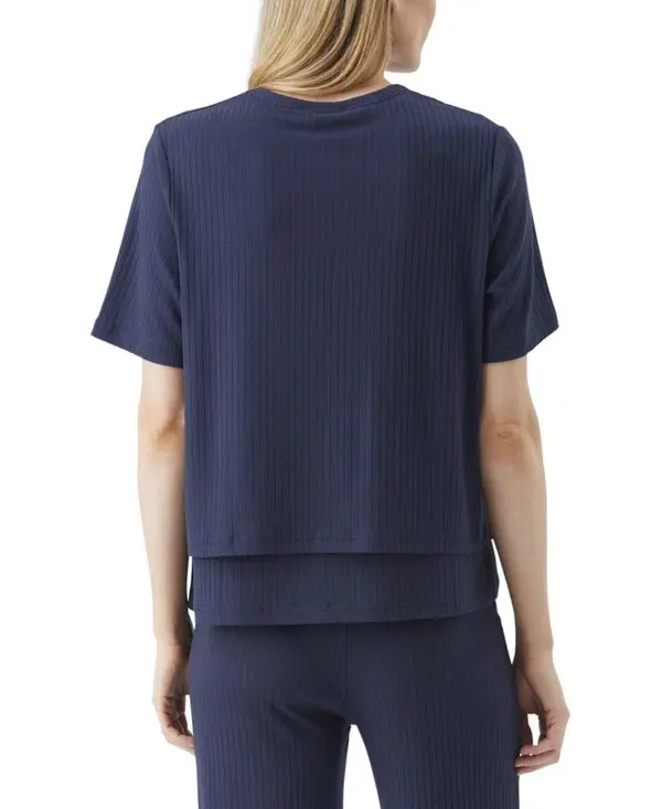 RIPE MATERNITY Rib Nursing Top - Navy