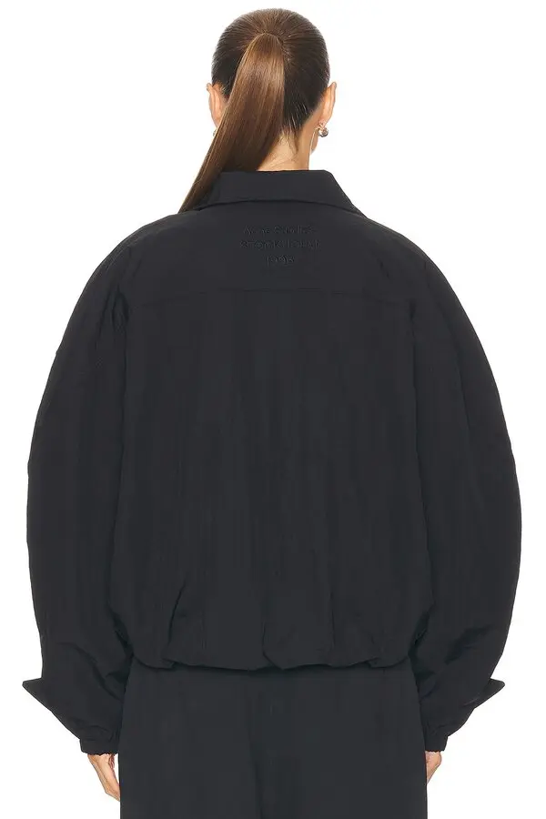 Acne Studios Odill Nylon Bomber Jacket - Black